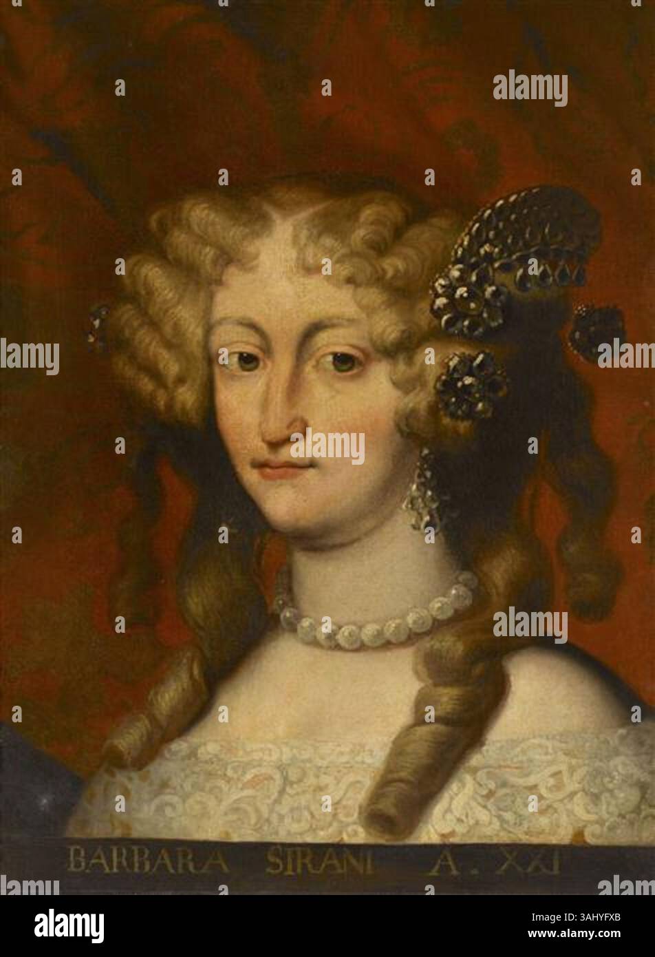 This 17th-century portrait by an unidentified artist features Barbara ...