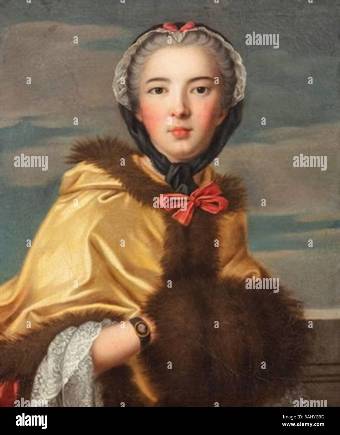 Portrait of Louise Henriette de Bourbon, 18th century oil on canvas ...