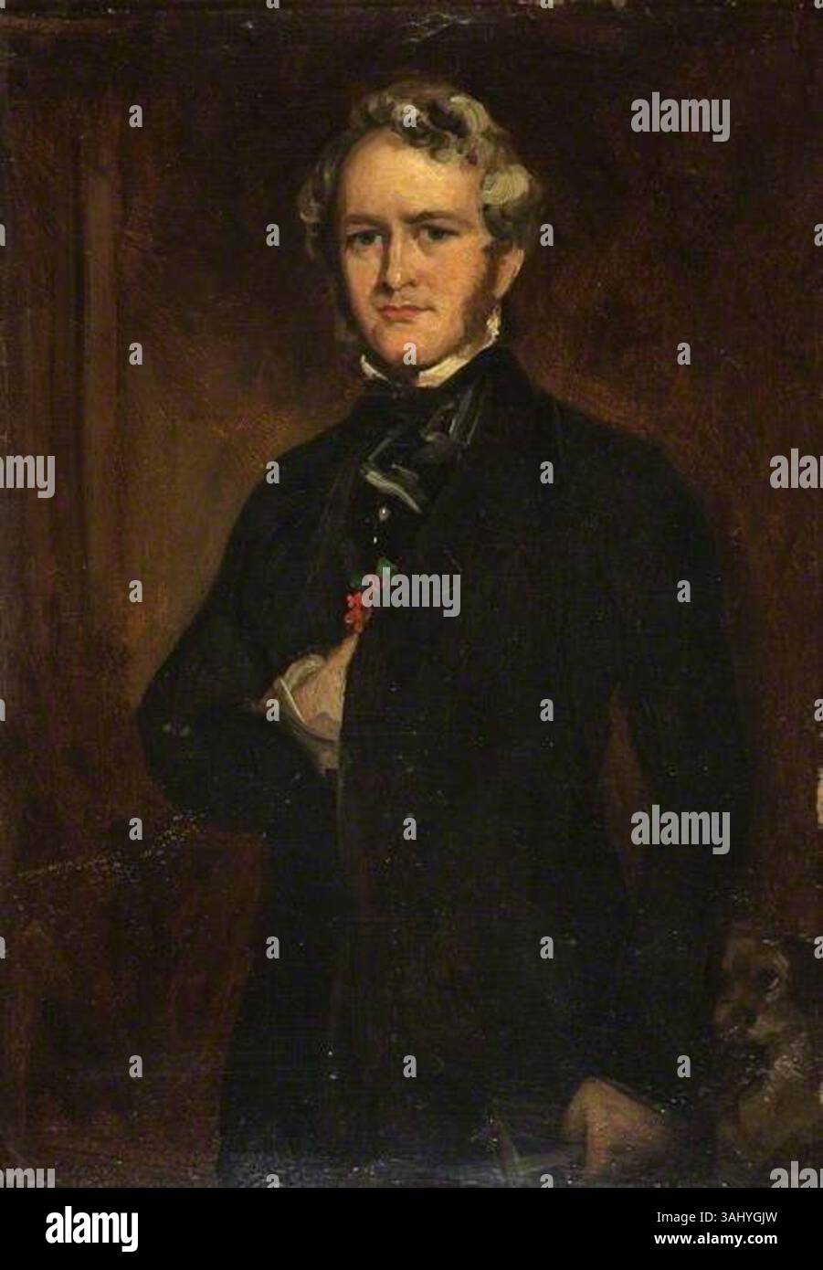 Francis Grant and Sir Edwin Landseer's 1852 oil sketch portrait ...
