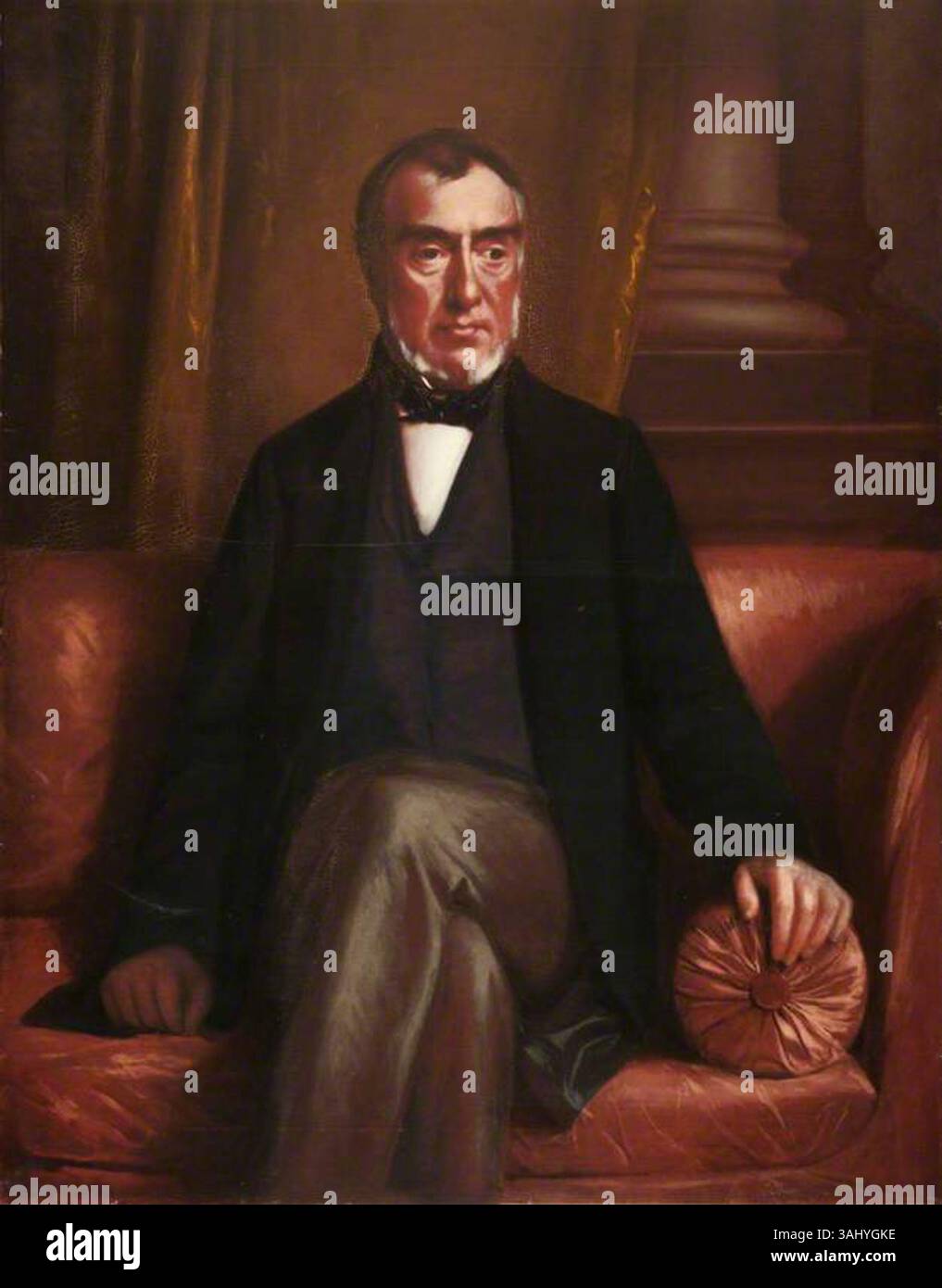 This circa 1850 portrait of Thomas Baring MP, painted anonymously ...