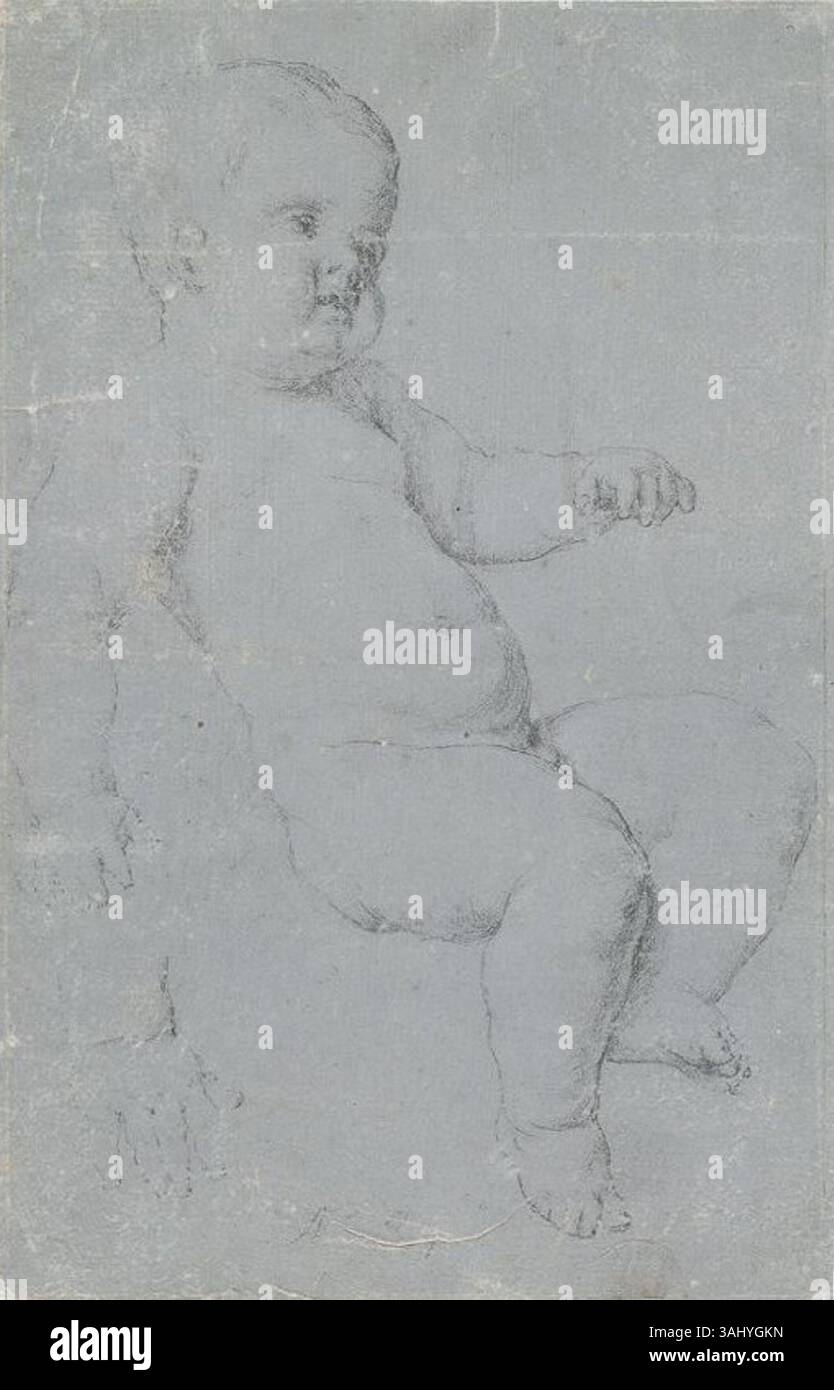 This 1773 pencil study by Anton Losenko is a preparation for his ...