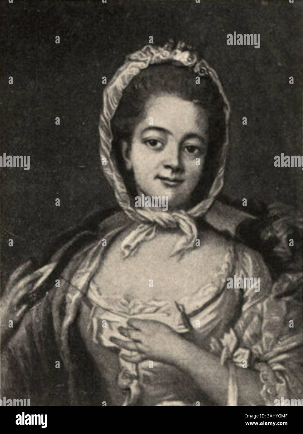 Portrait of Friherinnan Maria Charlotta Wrangel till Adinal, born ...