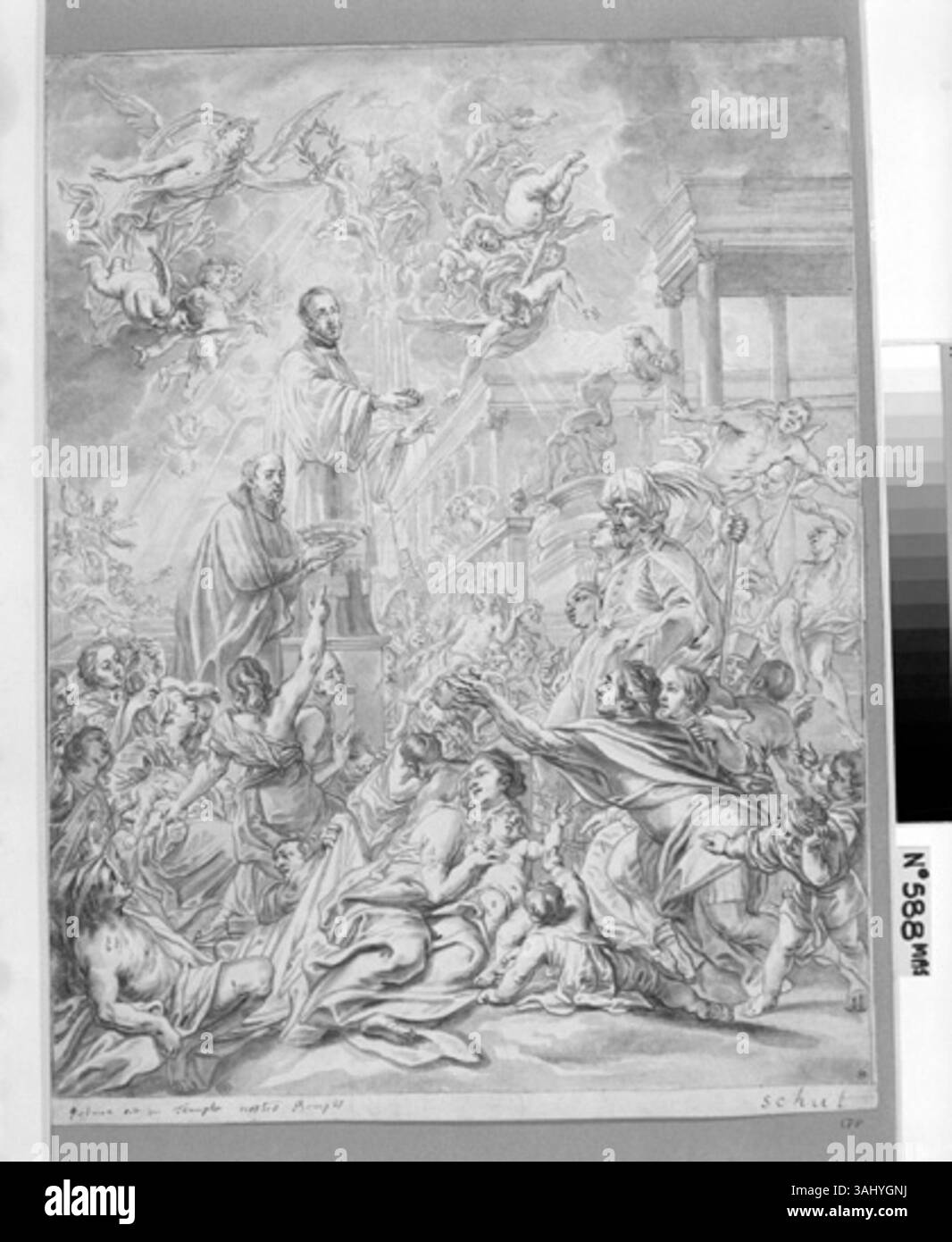 Cornelis Schut’s 'Saint Francis Xavier giving communion to the Japanese ...