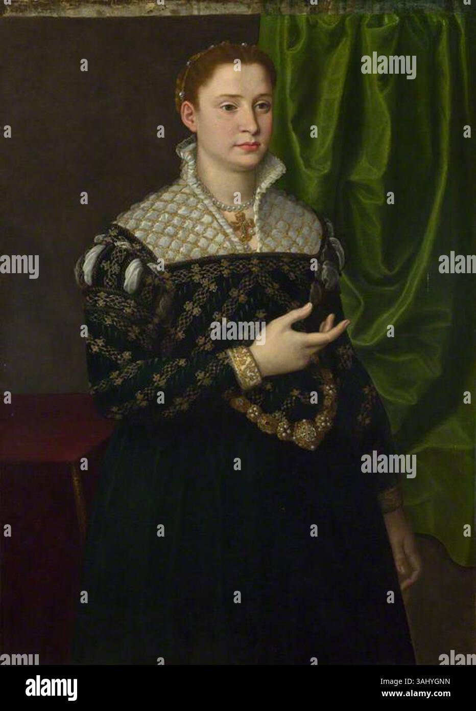 This portrait, created between 1555 and 1565 by an anonymous Florentine ...