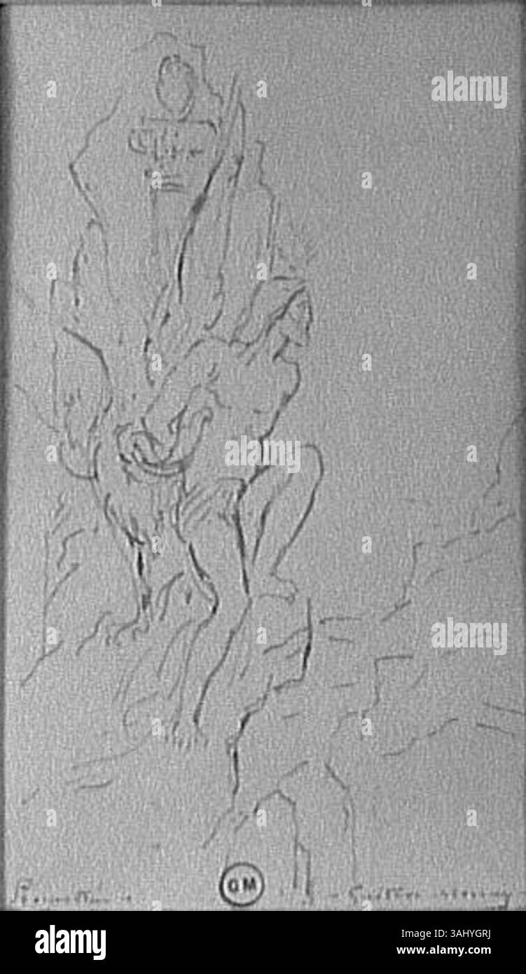 'Prométhée' by Gustave Moreau (1826–1898) depicts the Titan Prometheus ...