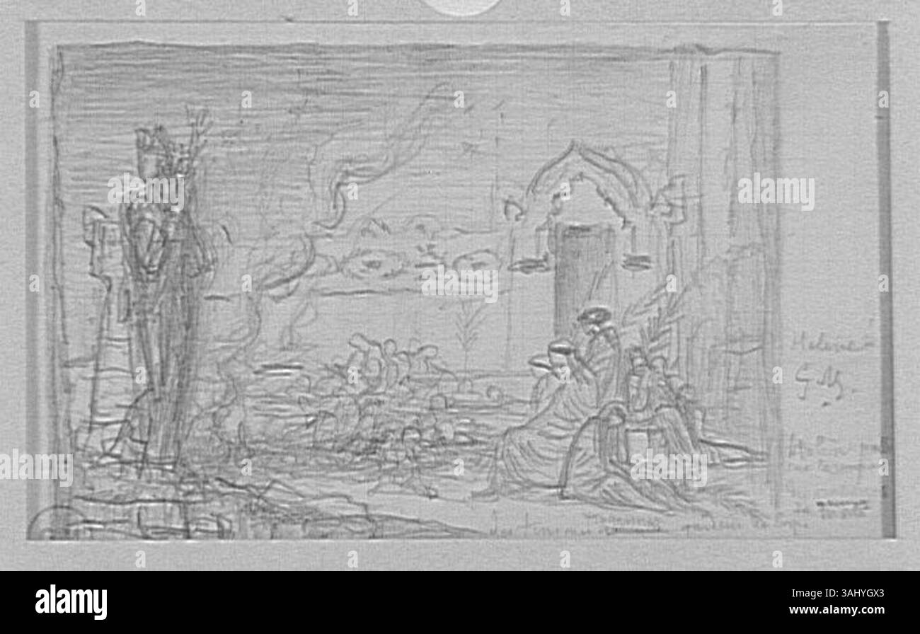 'Hélène' by Gustave Moreau portrays Helen of Troy. Created between 1850 ...