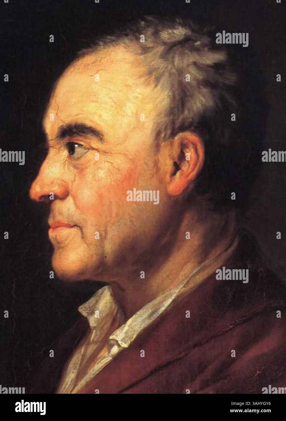This 1774 portrait by Anton Graff depicts the Swiss philosopher Johann ...
