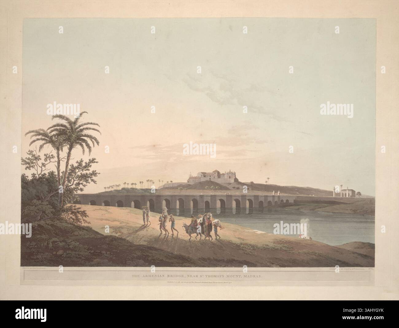 An aquatint print from *Oriental Scenery* by Thomas and William Daniell ...