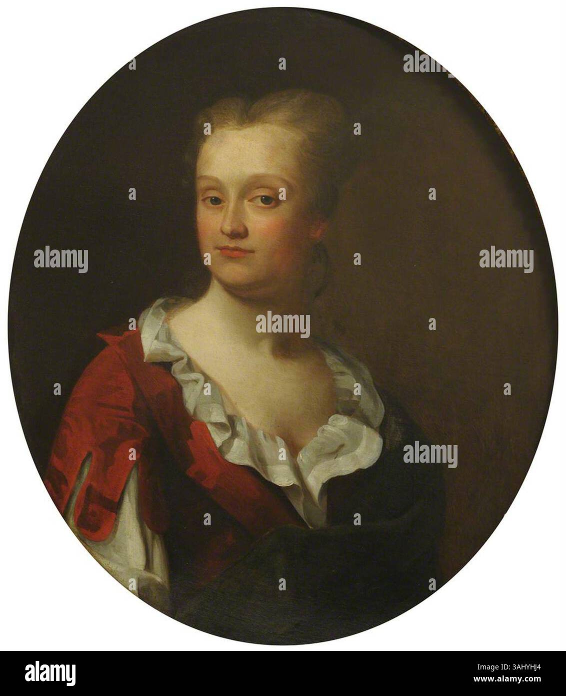 This portrait, attributed to the British (English) School, depicts ...
