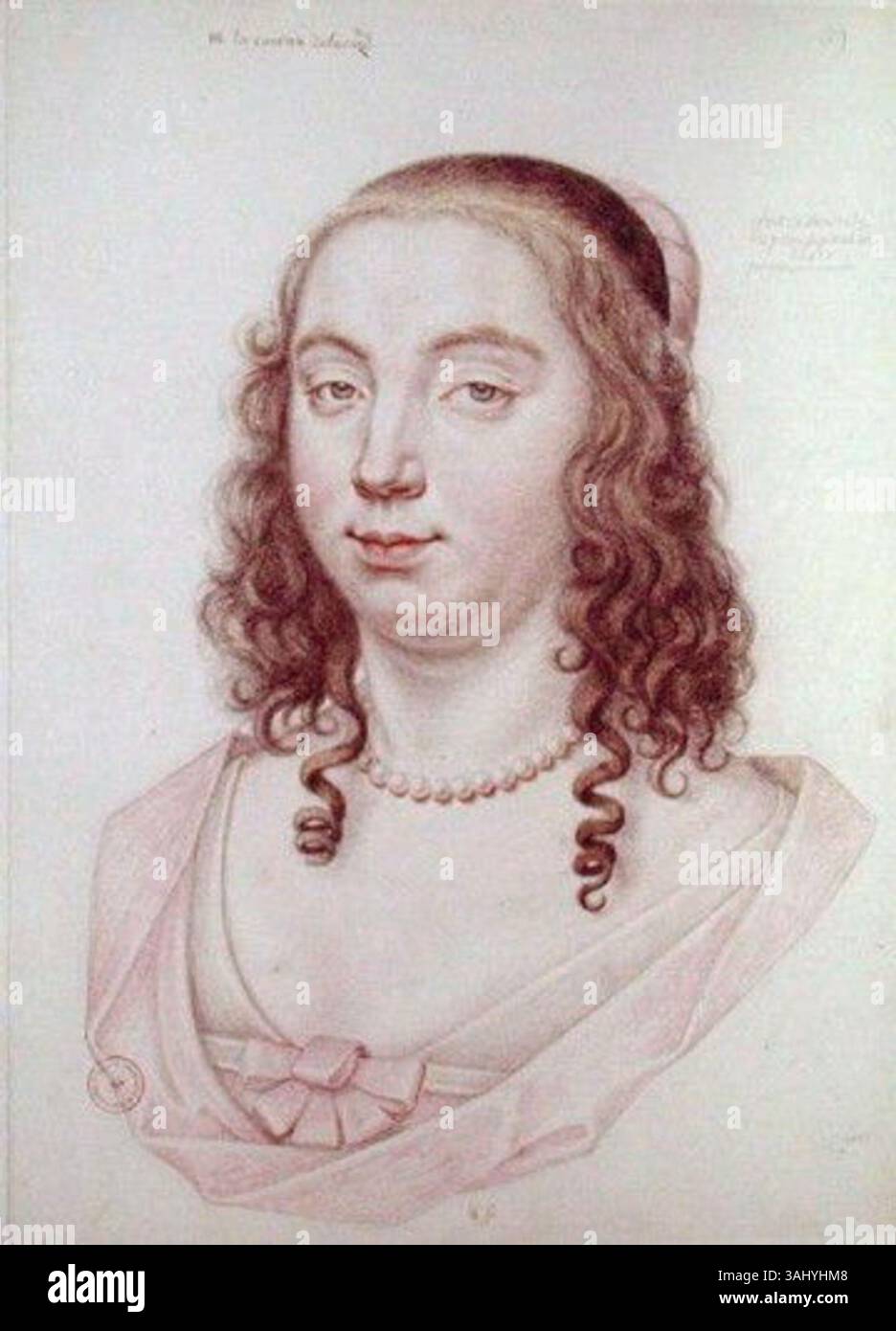 A 1642 portrait of Henriette de Coligny, Countess of La Suze, by Daniel ...