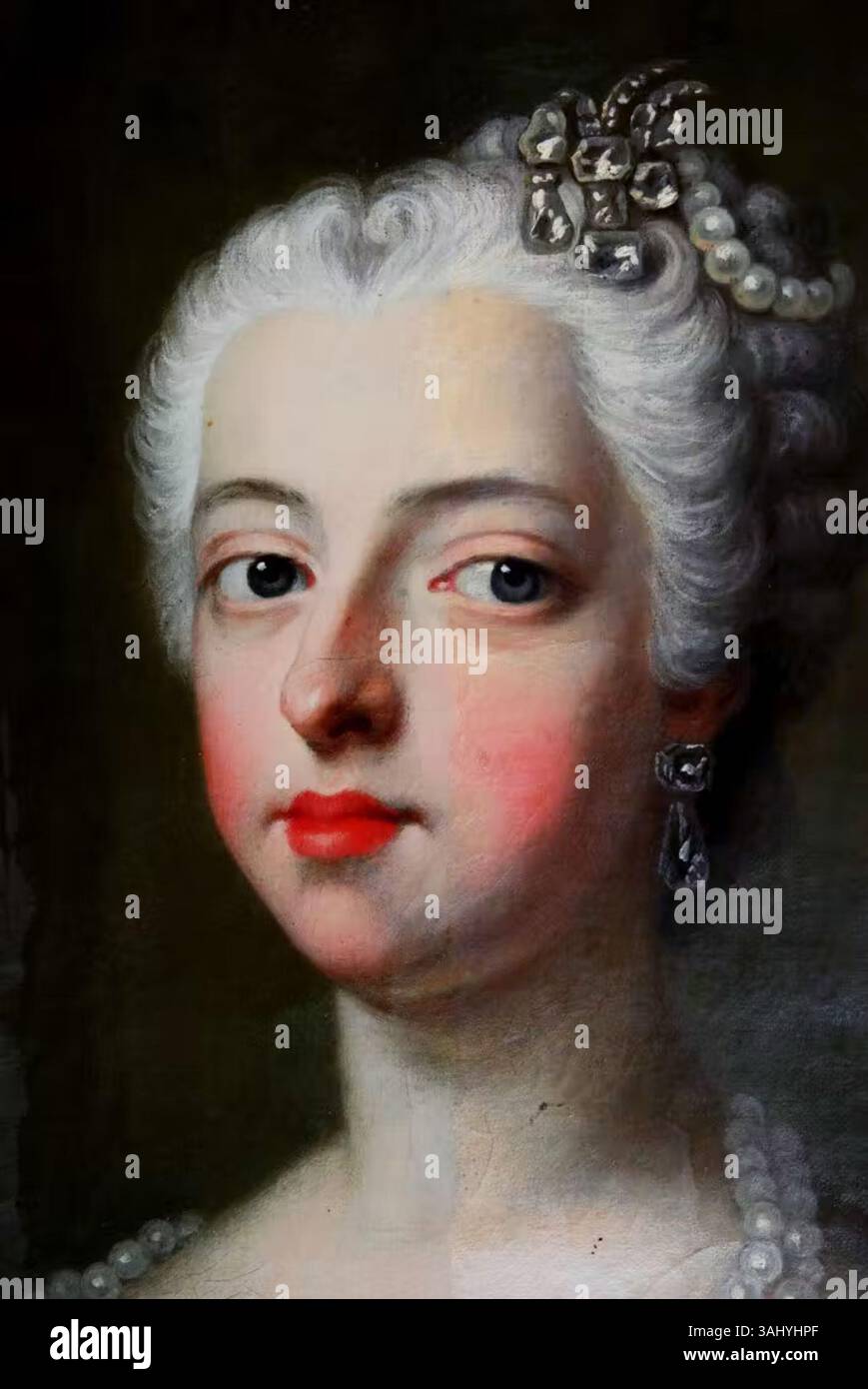 This 18th-century Swedish portrait possibly depicts Theresa Benedicta ...