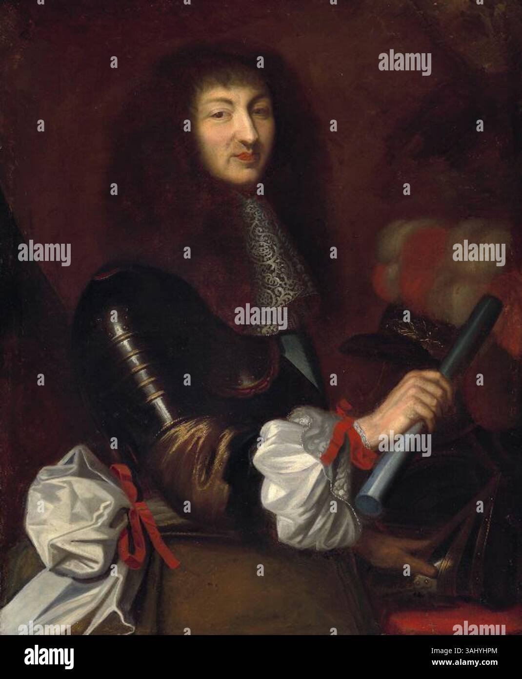 This 17th-century portrait, attributed to the Circle of Pierre Mignard ...