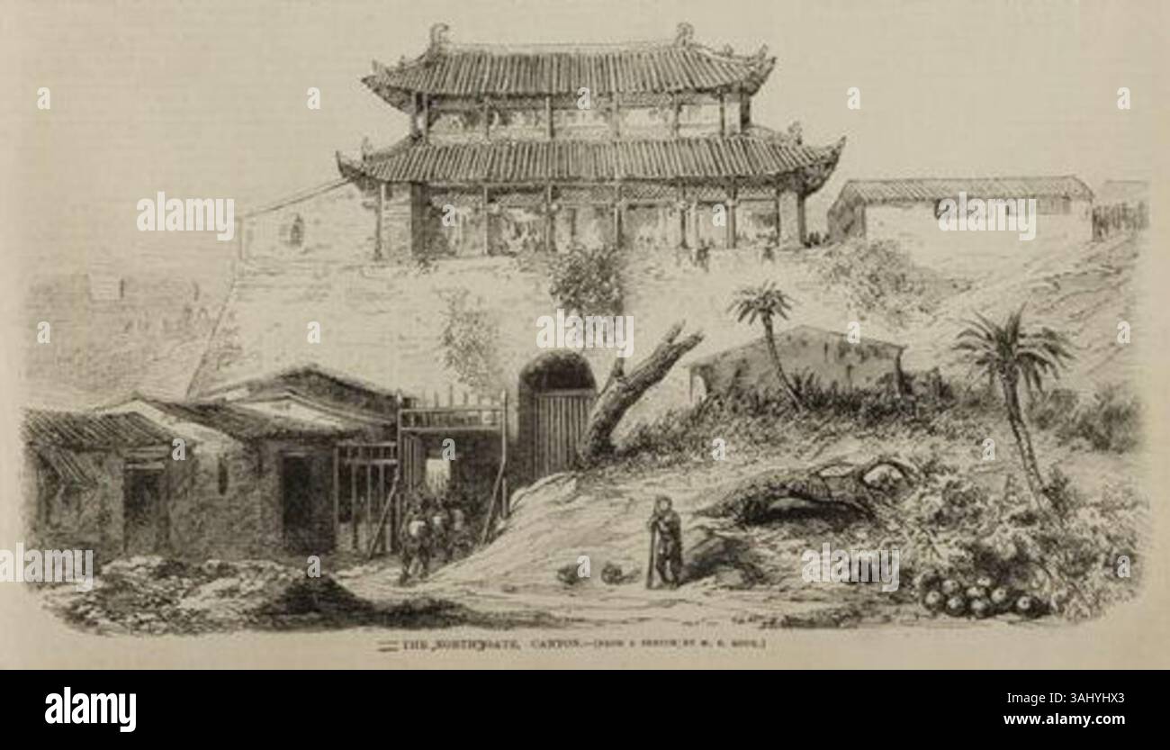 An 1858 illustration from The Illustrated Times depicting The North ...