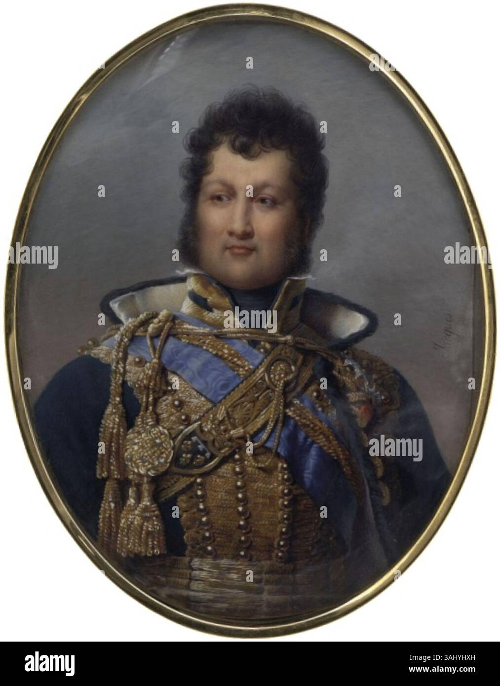 This portrait by Nicolas Jacques shows Louis Philippe d'Orléans, later ...