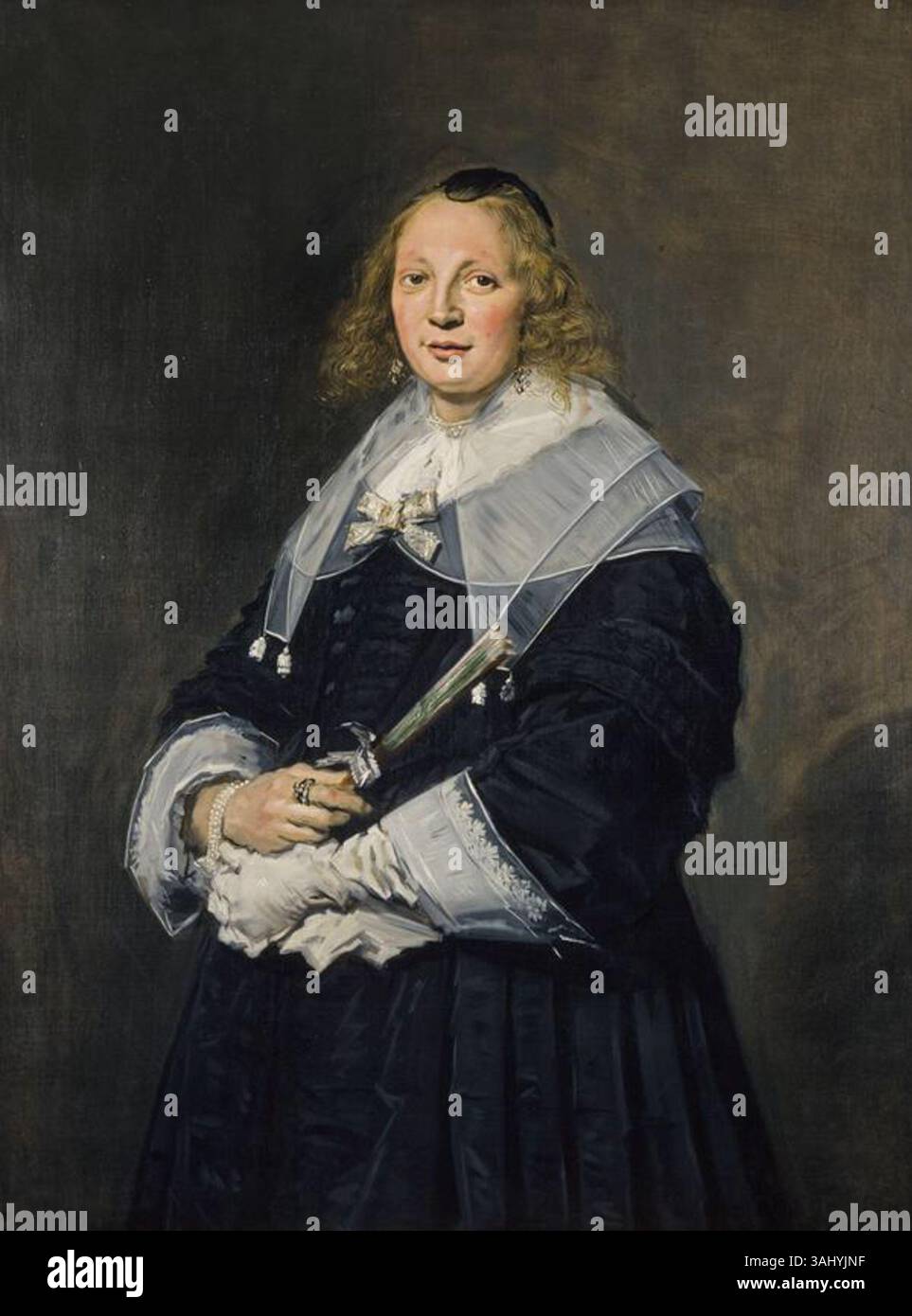 Frans Hals' 1643 portrait of Susanna Baillij (died before 1697) depicts ...