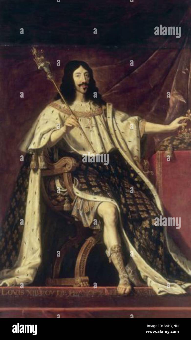 A 17th-century portrait of Louis XIII of France by Philippe de ...