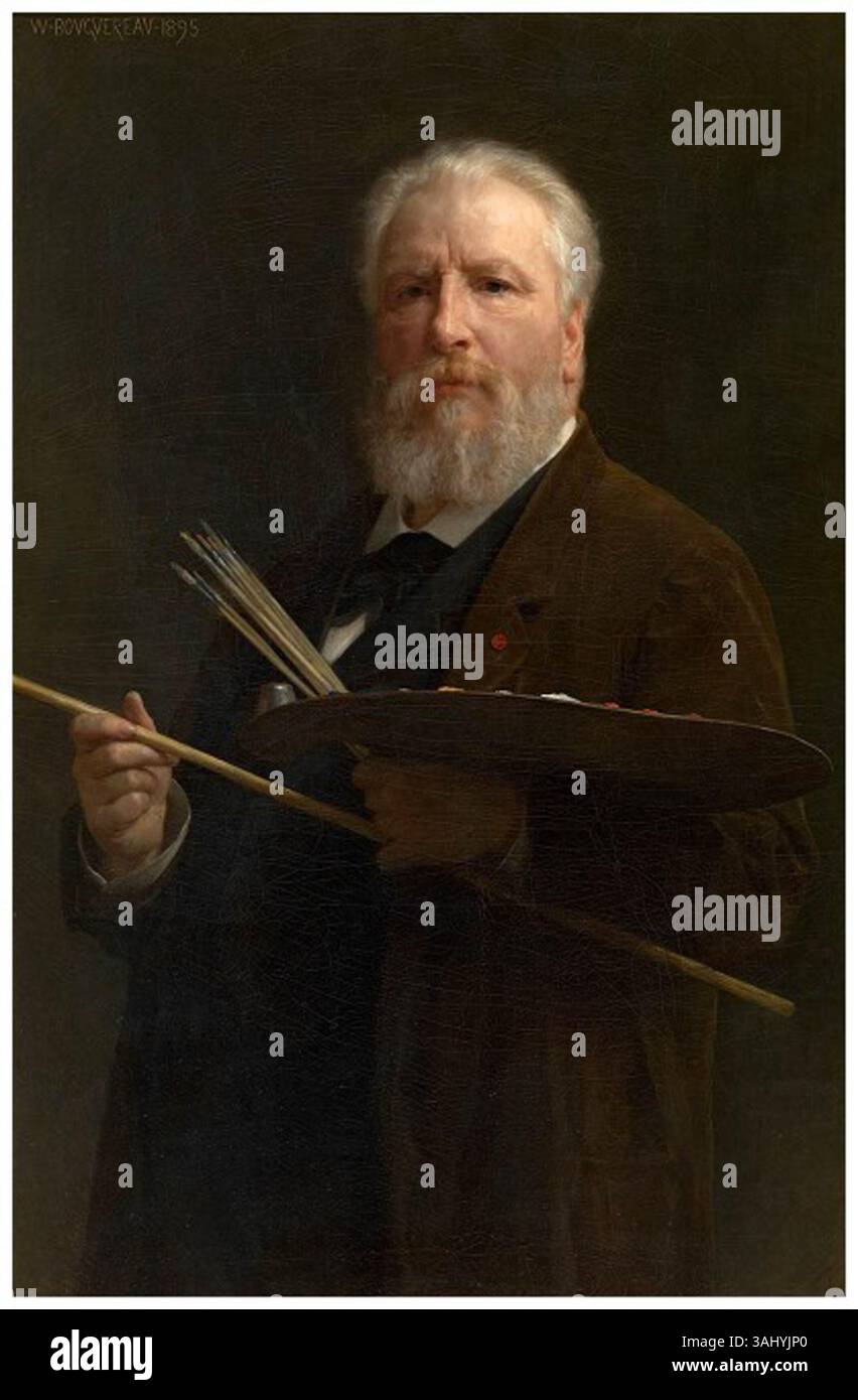This 1895 self-portrait by William-Adolphe Bouguereau showcases the ...