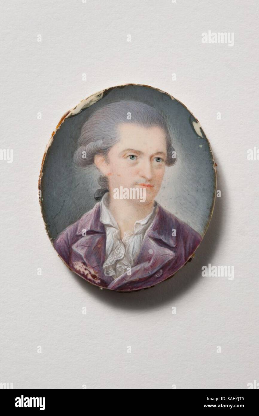 Wilhelm Andreas Müller’s c. 1785 painting of an unknown man captures a ...