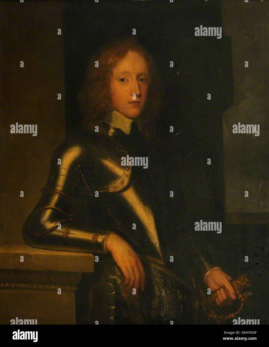 This portrait from the British School depicts Chaloner Chute II (1630 ...