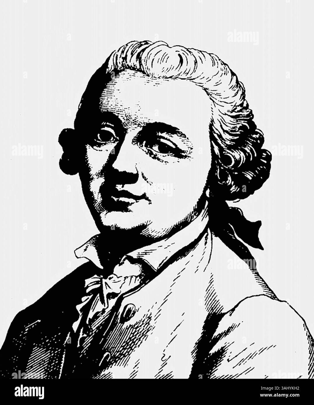 Ludwig Bechstein’s portrait of Gottlieb Wilhelm Rabener, a German ...