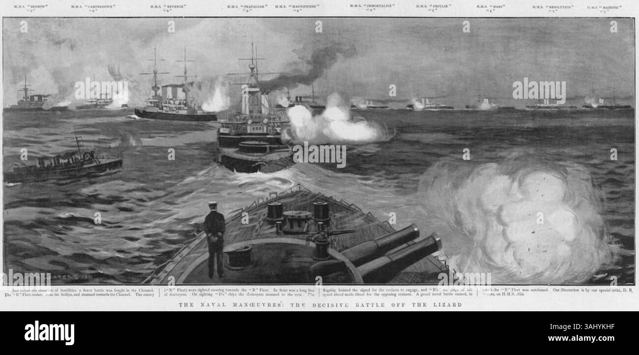 This illustration for The Graphic, dated 17 August 1901, depicts the ...