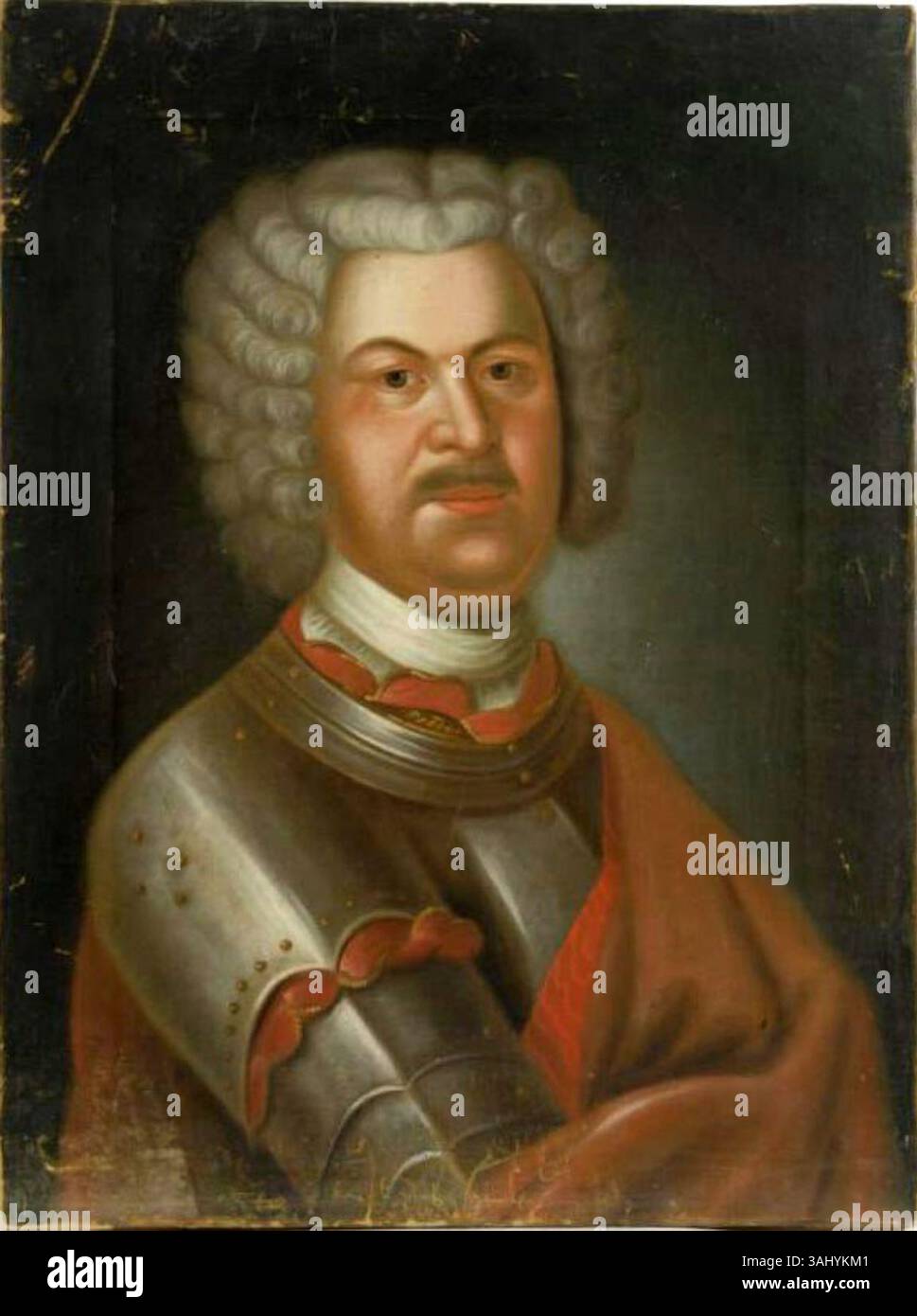 This 1780s portrait of Mikhail Ivanovich Leontiev, by an unidentified ...