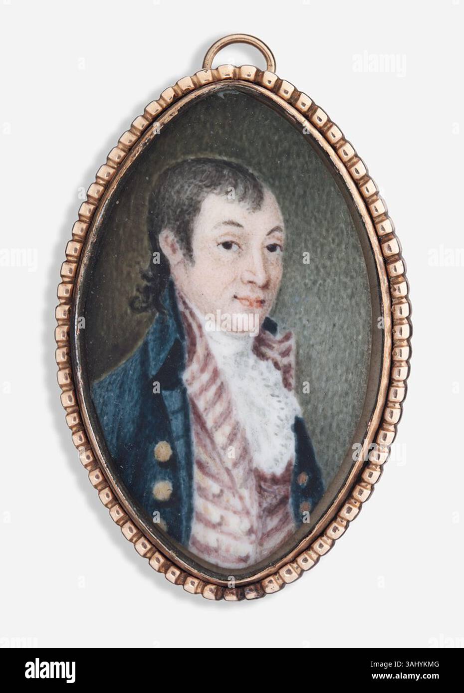 This circa 1790 portrait of Colonel Dudley Colman, painted by an ...