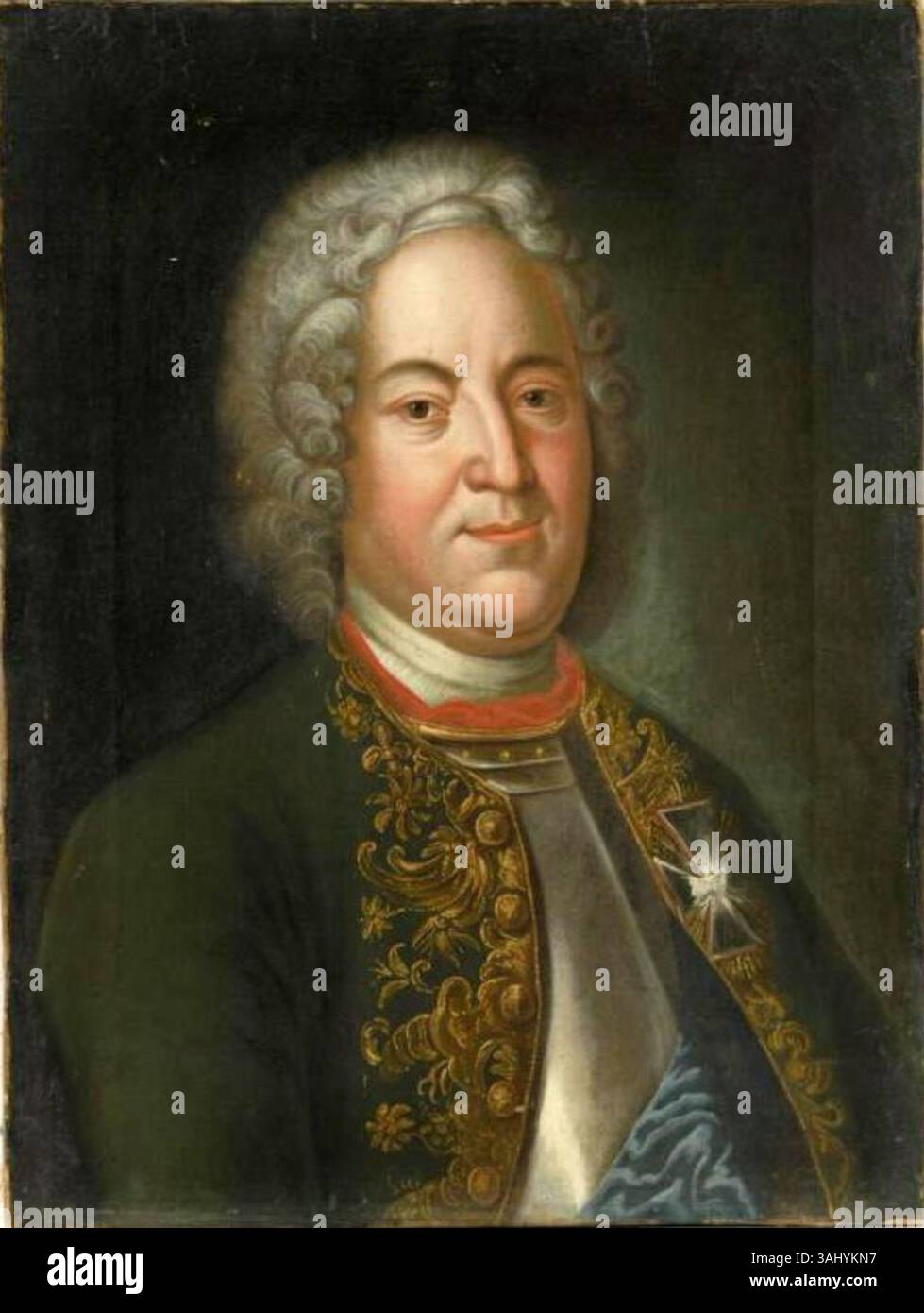 This 1780s portrait of Ludolf August von Bismarck, by an unidentified ...