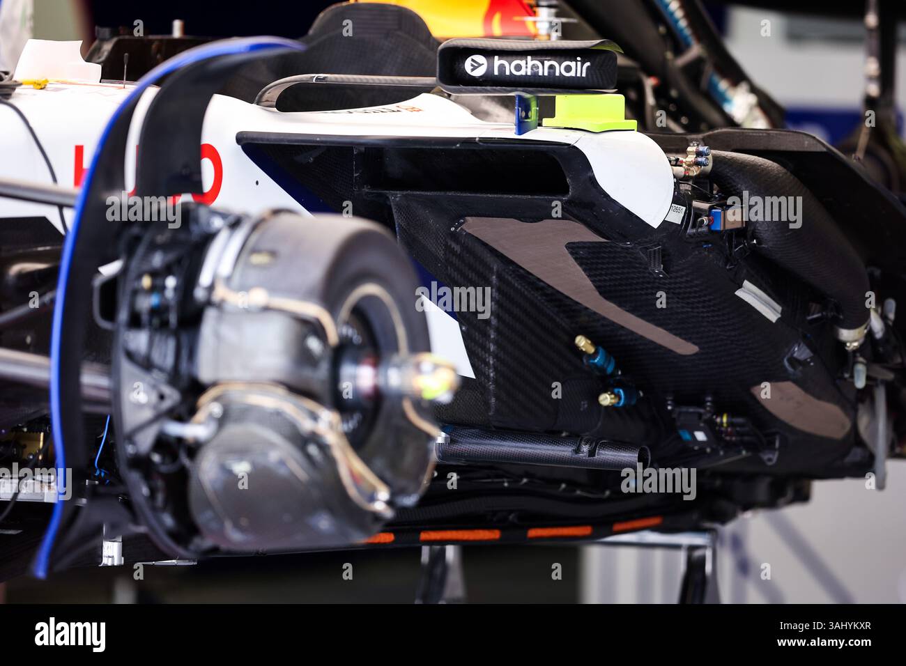 Visa Cash App RB F1 Team, mechanical detail side pod during the Formula ...