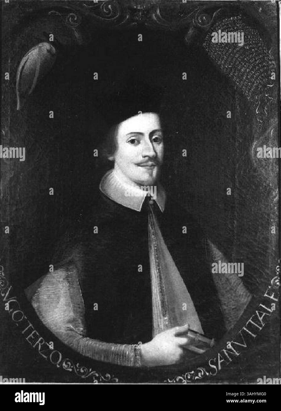 A 17th-century portrait of Ugo III Sanvitale, an Italian noble. The ...