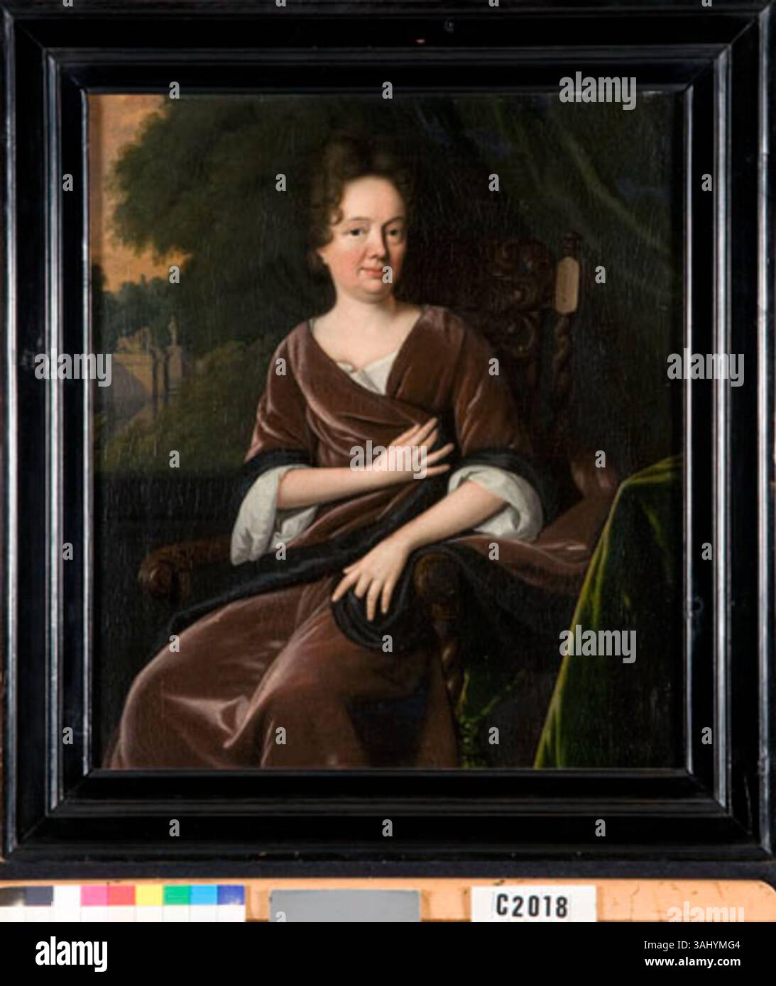 Portrait of Anna Clara van den Steen, wife of Isaac de Perponcher ...