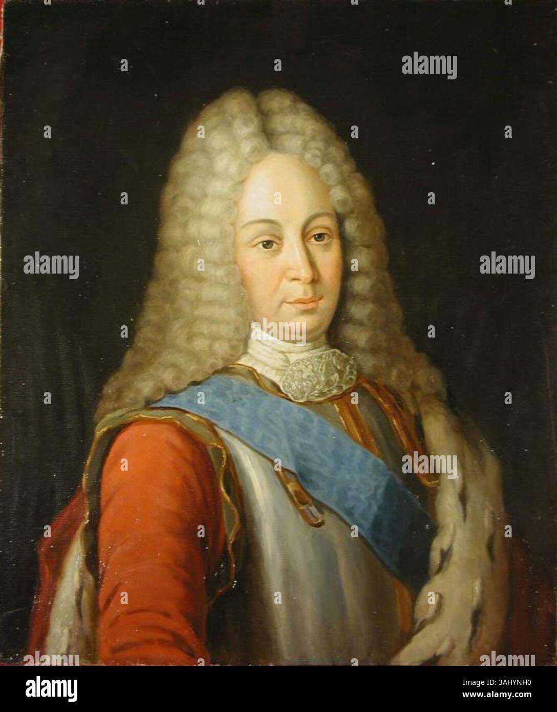 The portrait of Vasiliy Lukich Dolgorukov, painted by V. A. Buvalz in ...