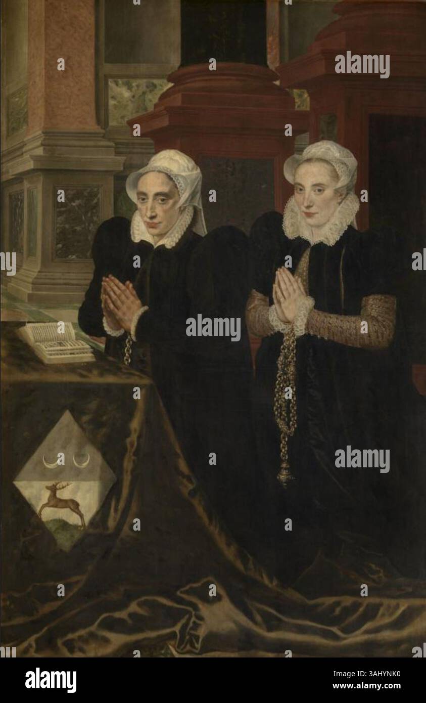 Adriaen Thomasz. Key’s portrait of Maria de Deckere, the second wife of ...