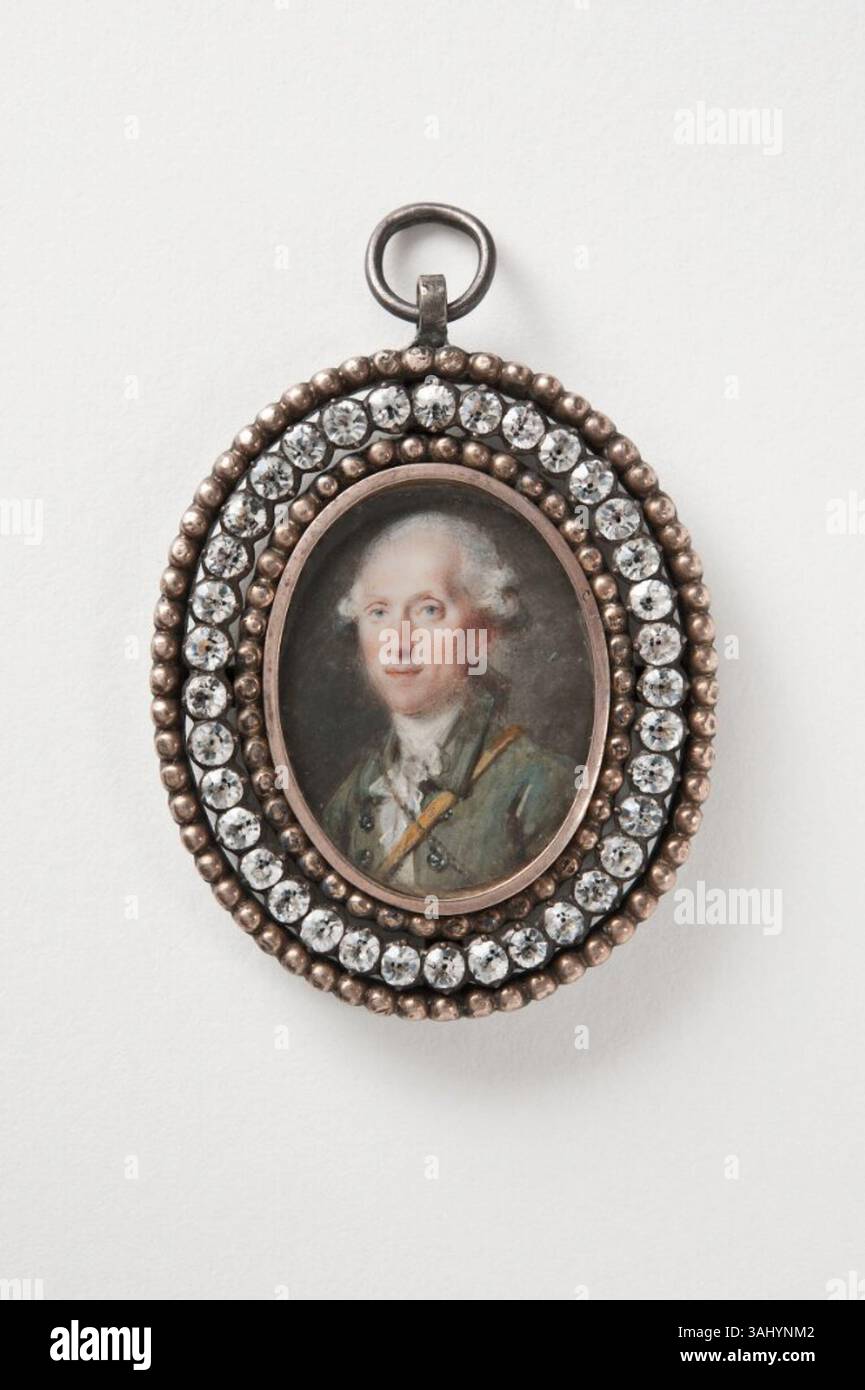 This 18th-century portrait by Peter Adolf Hall features Christoffer ...