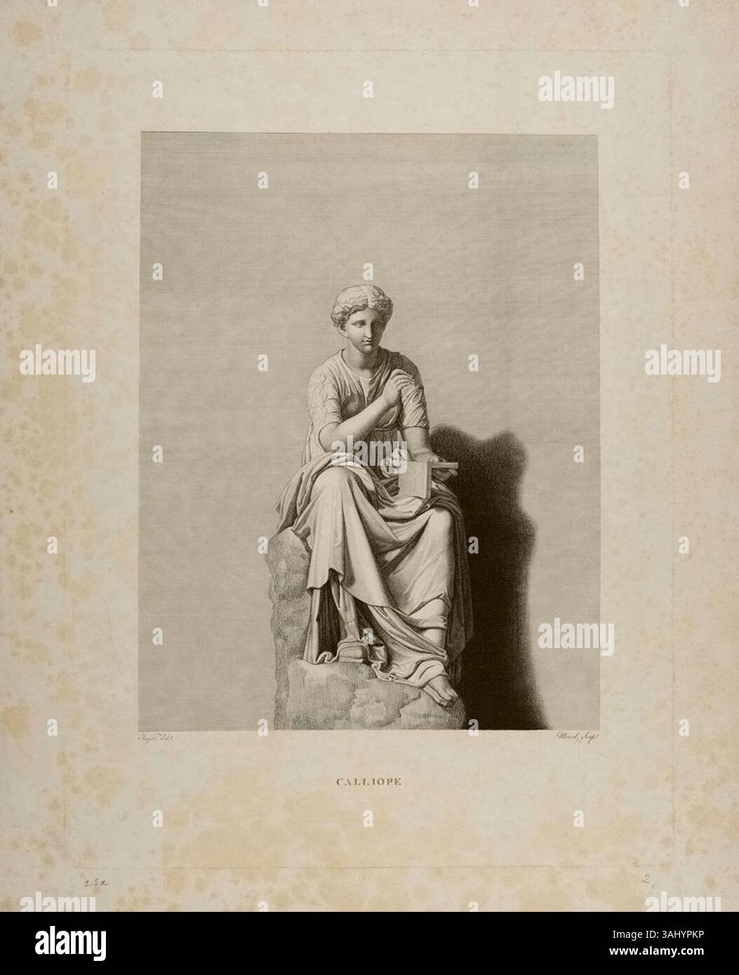 This full sculpture of 'Calliope' by Antoine-Alexandre Morel, circa ...