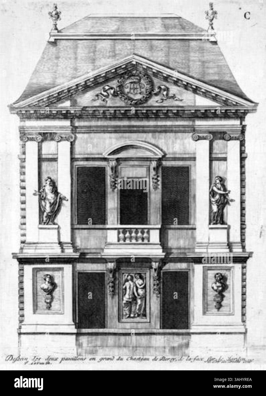 This 1658 design by Olry de Loriande showcases the elevation of a ...
