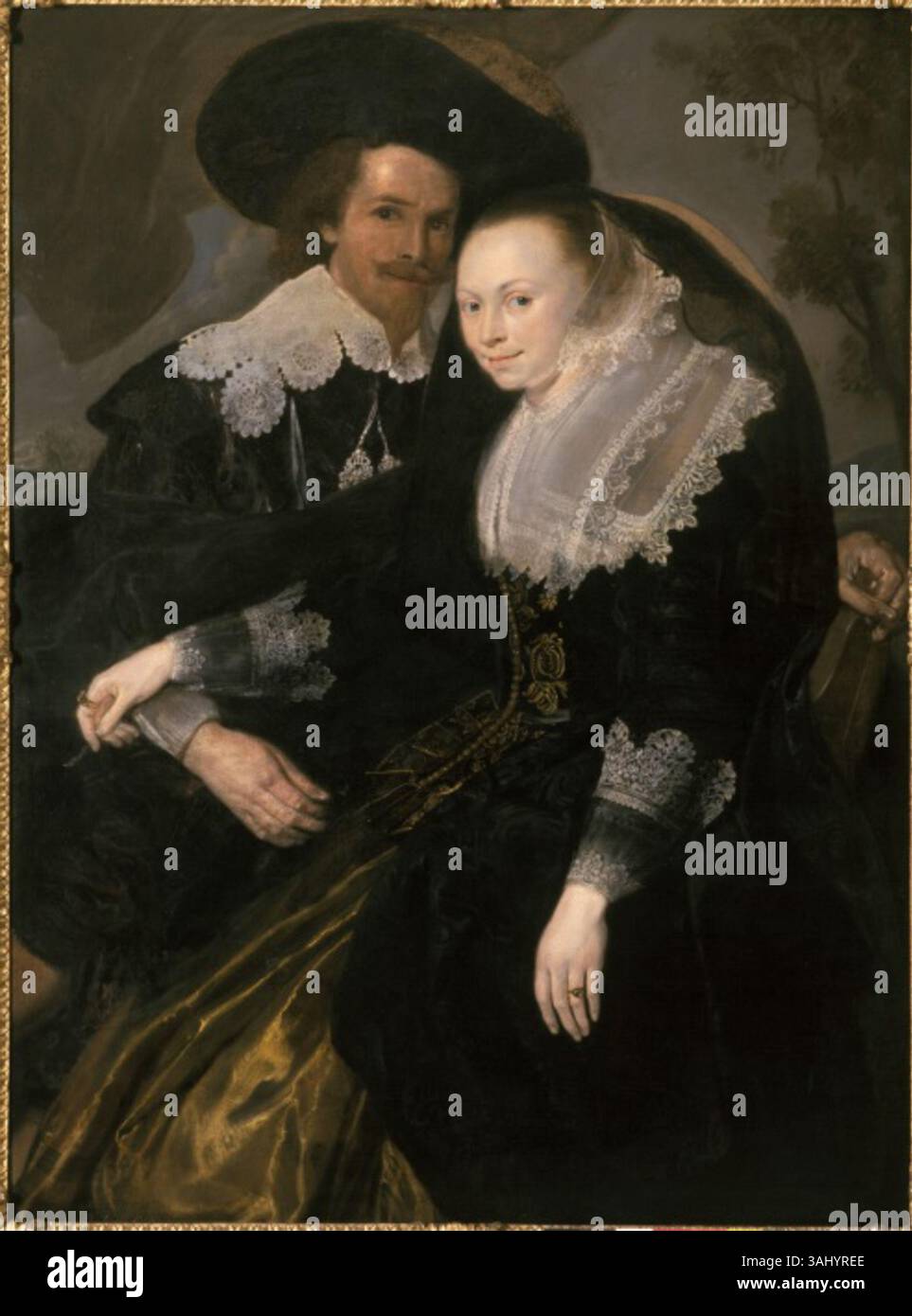 Anthony van Dyck’s 1630 portrait of Isabella Brant, painted in oil on ...