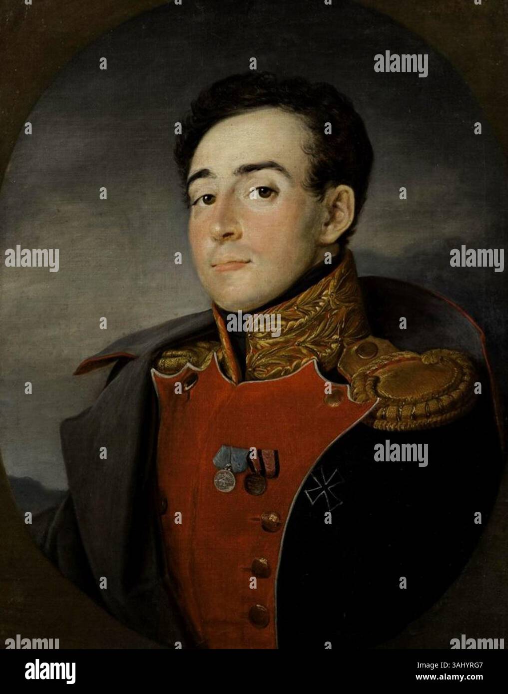 Pavel Yakovlevich de Witte, created by an unidentified artist between 1821 and 1823, portrays a ...