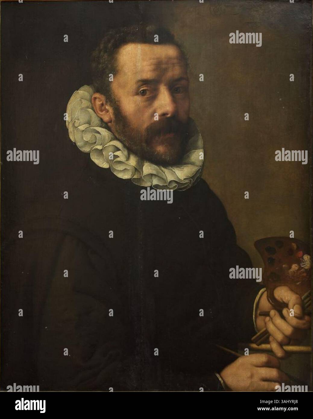 Frans Pourbus the Younger painted this portrait of Frans Francken the ...