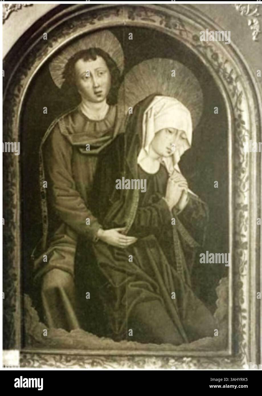 A painting from the Circle of Aelbrecht Bouts, showing John the ...