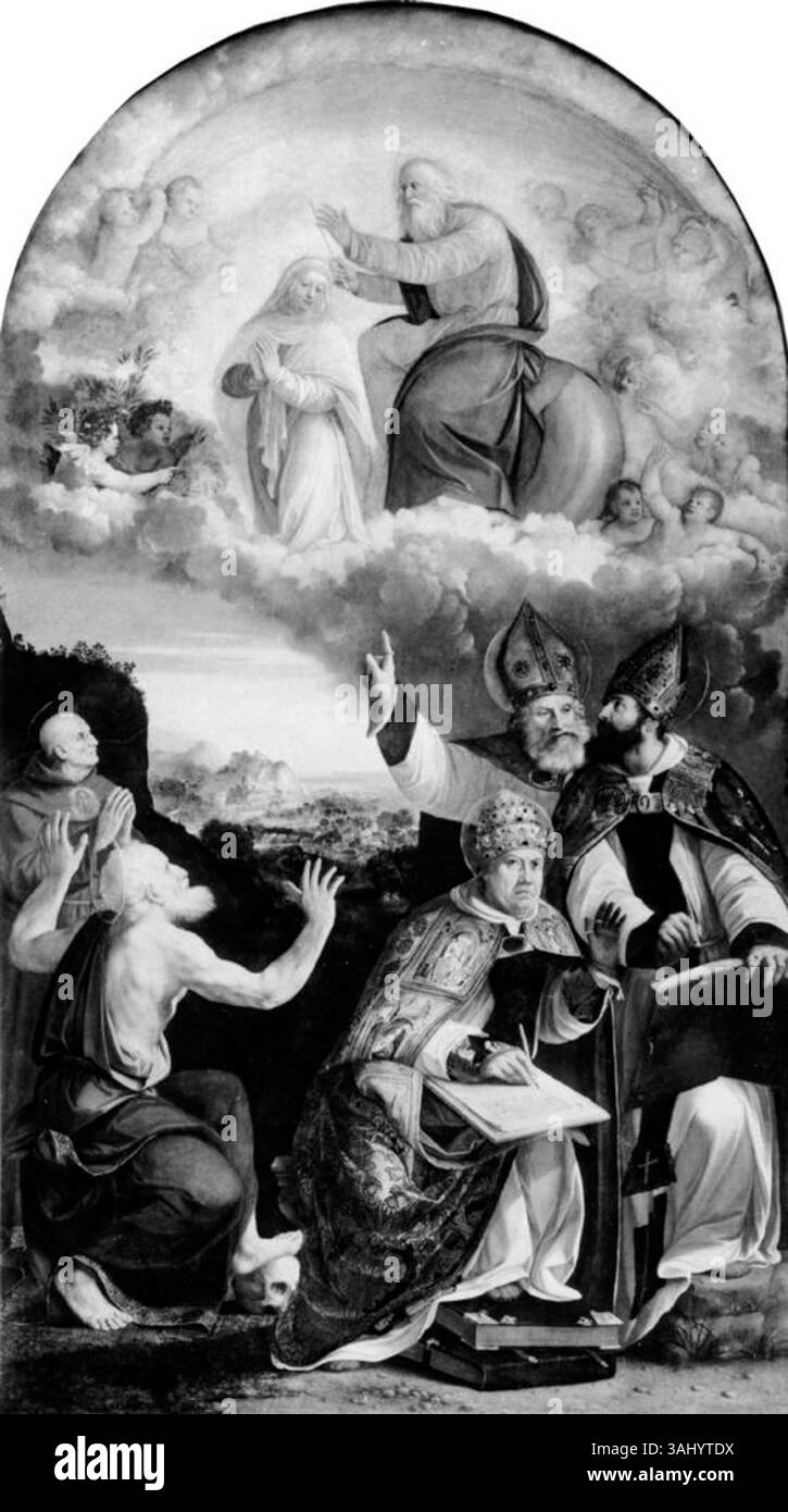 Los cuatro padres de la iglesia hi-res stock photography and images - Alamy