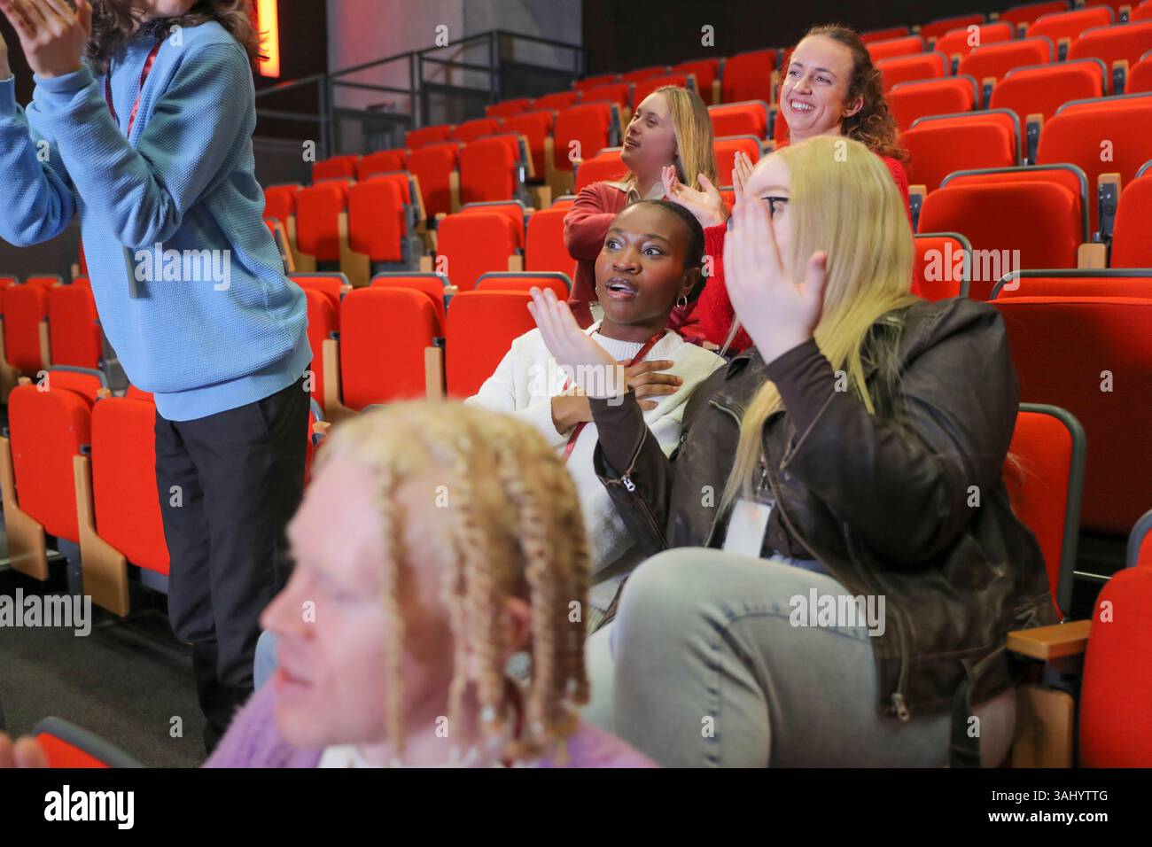 Disabled students in theatre hi-res stock photography and images - Alamy