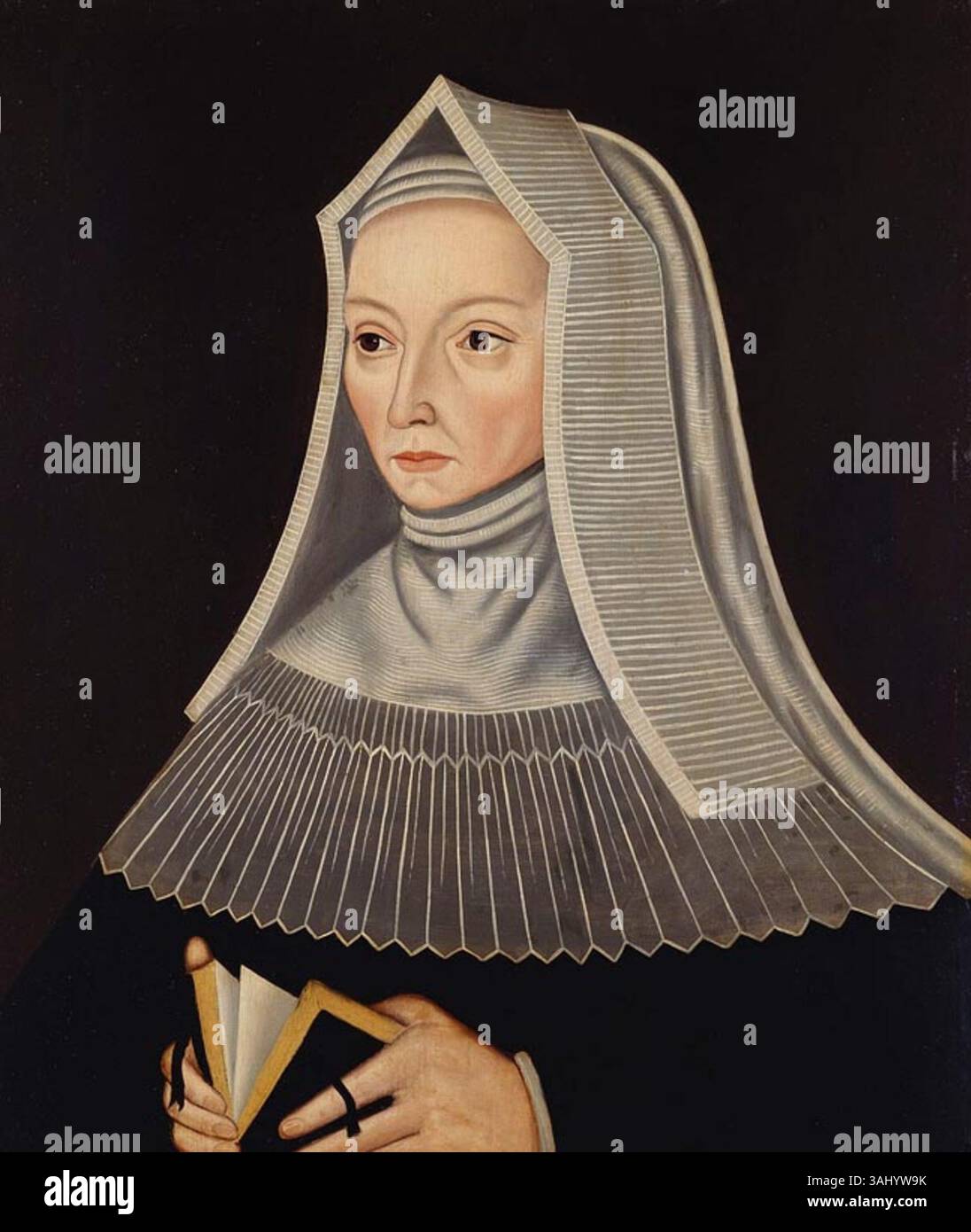 Lady Margaret Beaufort, Countess of Richmond and Derby, painted between ...