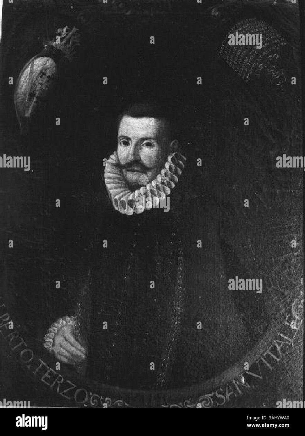 This 17th-century portrait depicts Alberto III Sanvitale, capturing his ...