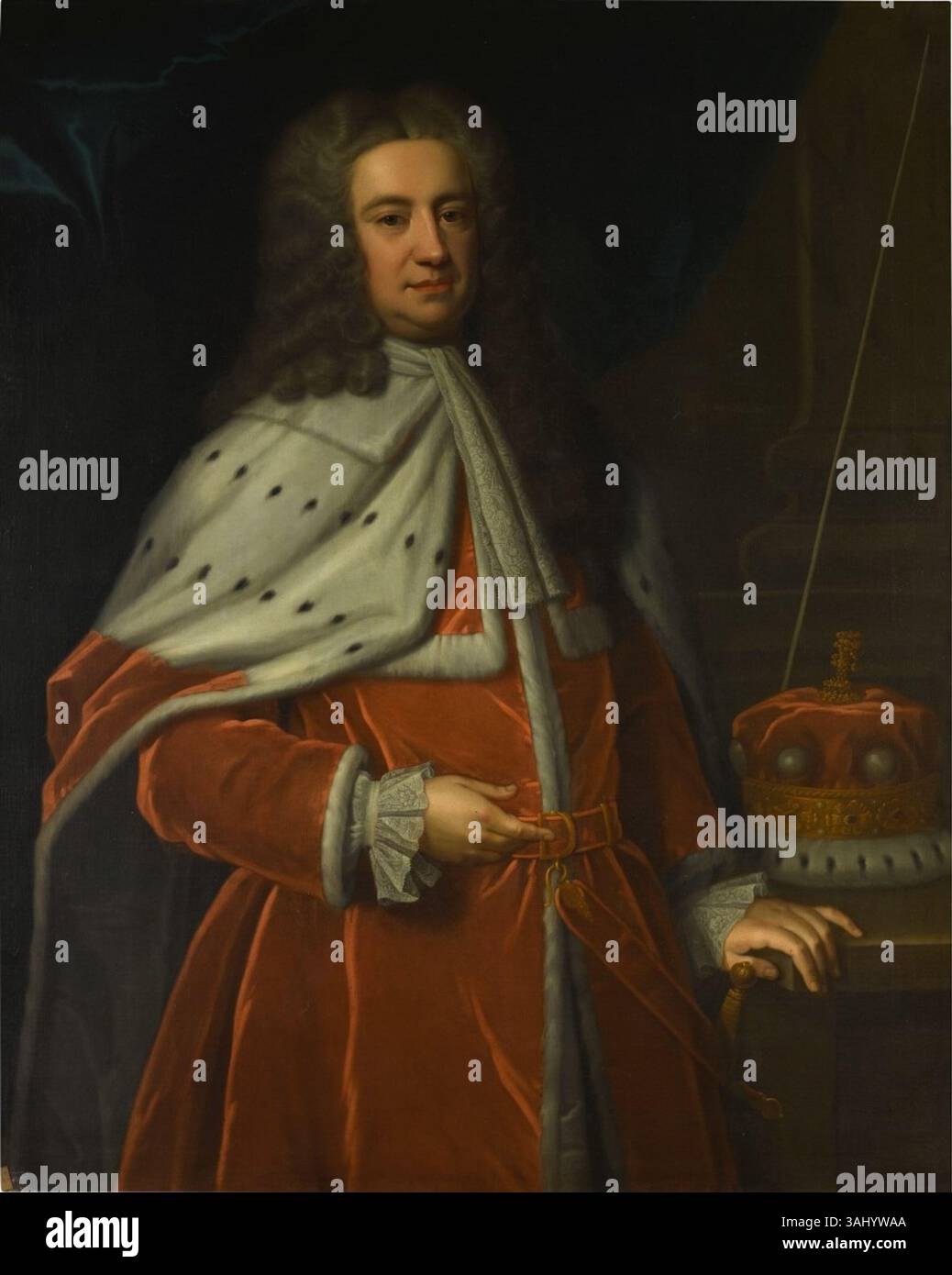 This 1739 portrait by Isaac Seeman shows Thomas Wyndham, Lord ...