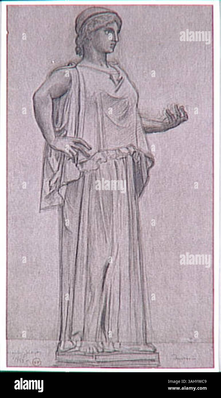 Gustave Moreau’s copy of an antique bronze dancer from Herculaneum ...