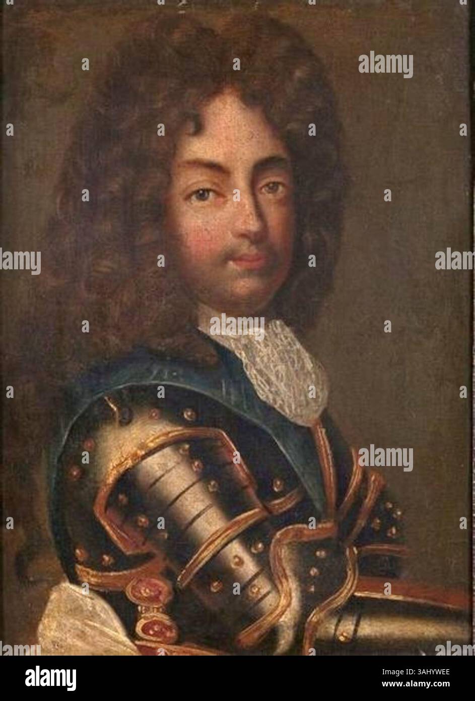 A 17th-century portrait from the French school, depicting a prince in ...