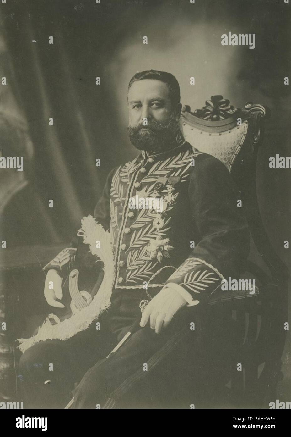 Portrait of José Peralta, painted by Manuel Jesús Serrano between 1915 ...