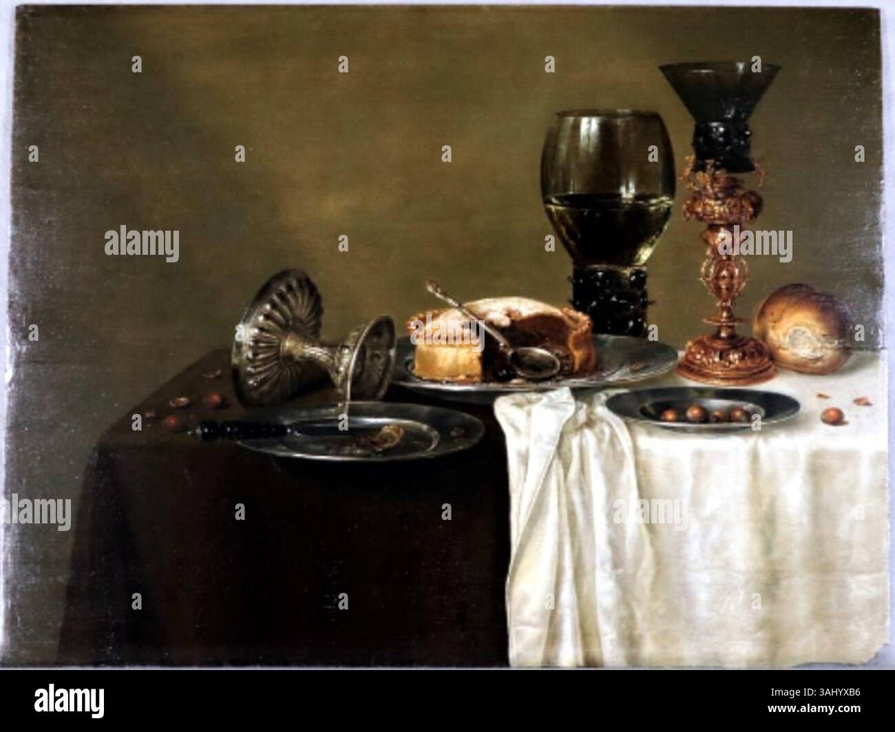 This still life painting by Gerrit Willemsz Heda, circa 1640, captures ...