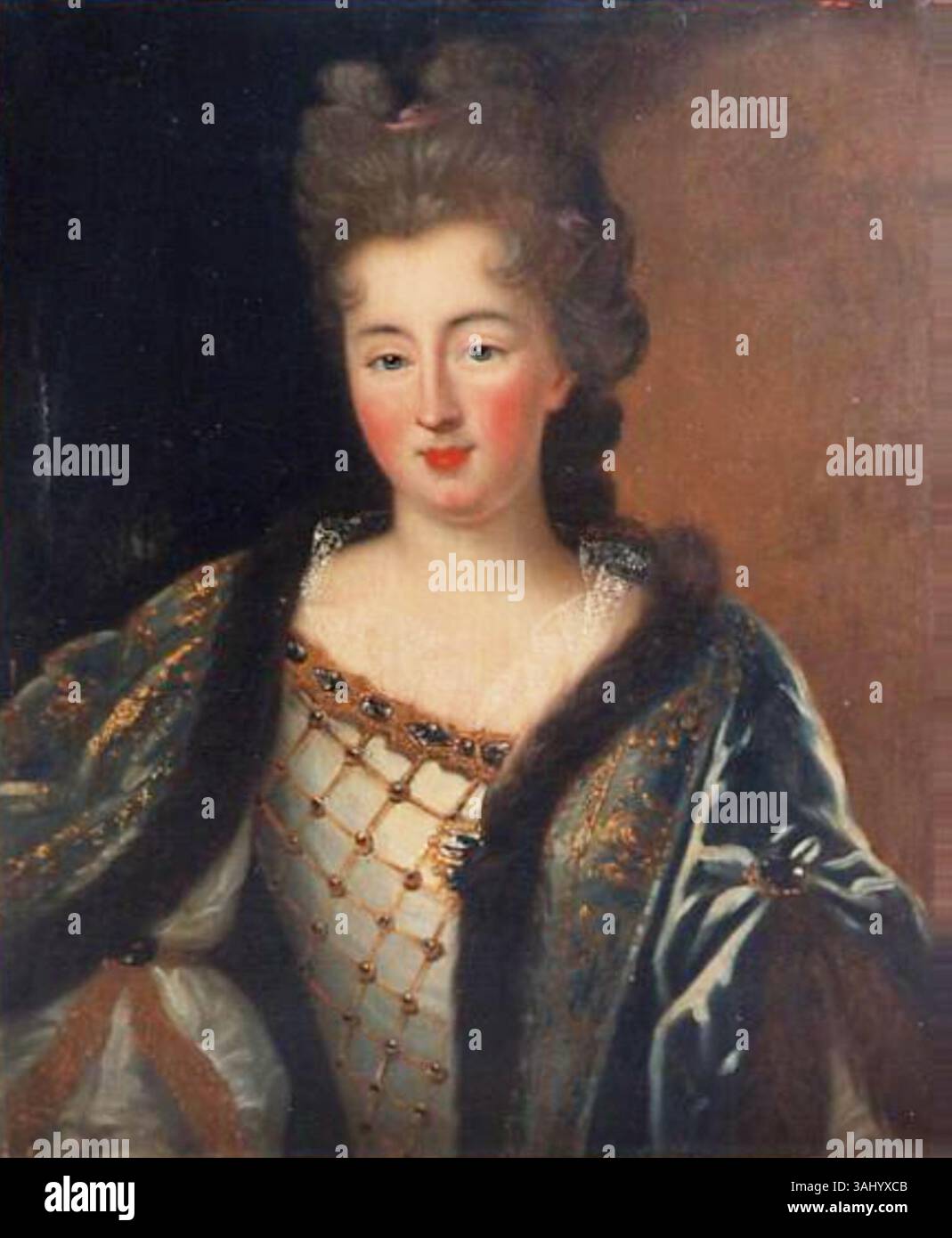 Portrait of Marie Anne de Bourbon, daughter of Louis XIV and Louise de ...